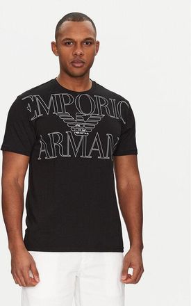Emporio Armani T-Shirt EM000574 AF12326 UC001 Schwarz Regular Fit