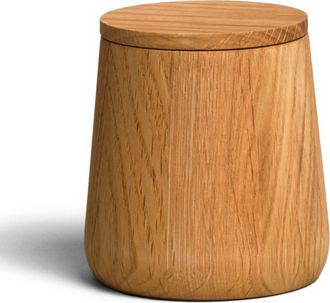 Möve Oak Dose, Wood, Ø 8 x 8,5 cm