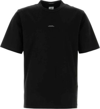 C.P. Company C.p. Company, Homme, Tops, Noir, Taille: S Cotton T-Shirt