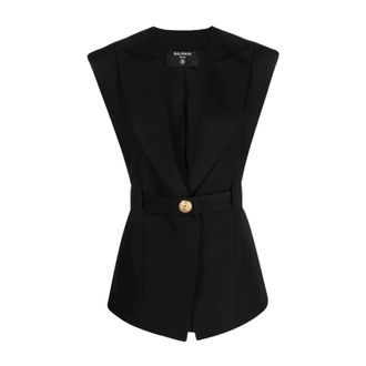Balmain Blazers - - Jackets - Damen - Schwarzk - S