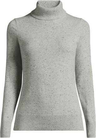 Lands End Rollkragen-Pullover aus Kaschmir, Damen, Größe:48-50 regular, Grau, Kaschmir, by Lands End