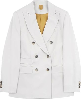 Max Mara Femme, Vestes, Blanc, Taille: 36 FR Cadore Blazer
