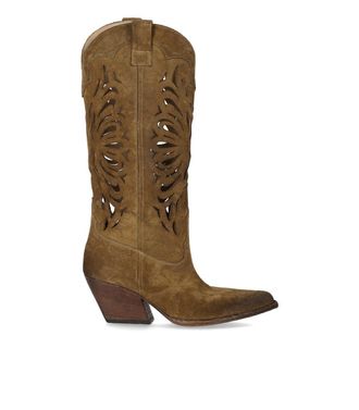 Elena Iachi BOTTE TEXANE BIVES MARRON ELENA IACHI