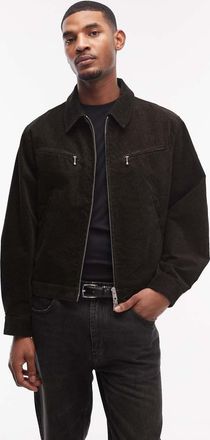 AllSaints Korey - Veste zipp&eacute;e &agrave; imprim&eacute; l&eacute;opard - Marron-Brown