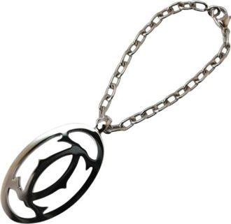Cartier unisex, Pre-owned, Gris, Taille: ONE Size Porte-cl&eacute;s Pre-owned