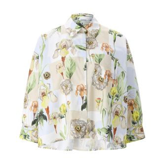 Caliban Femme, Blouses et Chemises, Multicolore, Taille: 42 FR Chemises