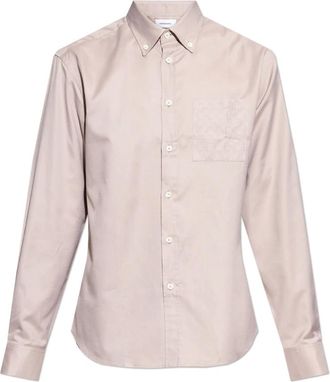 Ferragamo Homme, Chemises, Beige, Taille: L Chemise &agrave; Poche