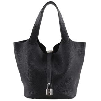 Herm&egrave;s Pre-owned Cuir sacs-main - Femme - Pre-owned - Noir - Taille: ONE Size