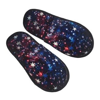Generic Pantoufle Maison &Eacute;toile Spatiale, Paillettes Galactiques Chaudes Pantoufles Unique Hiver Chaussures Chaudes Doux Hiver Pantoufles Pour Camping Chambre