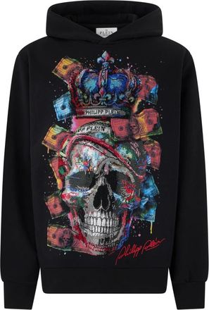 Philipp Plein Homme, Sweatshirts et sweats &agrave; capuche, Noir, Taille: 2XL SweaT-shirts &agrave; capuche