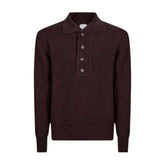Eleventy Strick-Polo - - Tops - Herren - Braun - L
