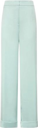 Genny Femme, Pantalons, Vert, Taille: 38 FR Wide Jeans