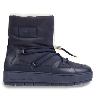 Tommy Hilfiger Schneeschuhe Tommy Hilfiger Tommy Essential Snowboot FW0FW07504 Blau