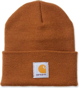 Carhartt Work in Progress Workwear Beanie M&uuml;tze Watch Hat, Arbeitsm&uuml;tze, Brown, Einheitsgr&ouml;&szlig;e