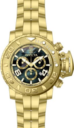 Invicta Jason Taylor 51318 Herrenuhr - Quarzwerk - Edelstahl mit Perlmutt Zifferblatt - 58 mm