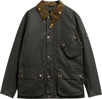 Barbour Brake Line Wachsjacke - - Jackets - Herren - Gr&uuml;n - L