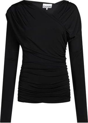 Ganni Top manches longues drap&eacute;