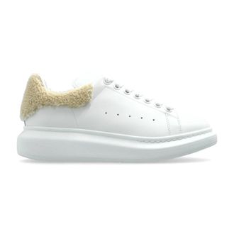 Alexander McQueen Sportschuhe mit einem pelzigen Fersenlasche - - Shoes - Damen - Wei&szlig; - 35 EU