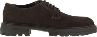 Hogan H673 - Suede Lace-Ups - Gr. 9_5 - in Schwarz