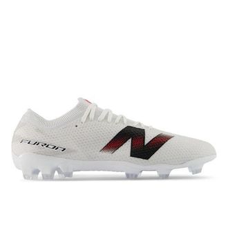 New Balance Unisexe Furon Elite FG V9 en Blanc/Noir, Taille 44.5