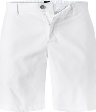 HUGO BOSS Herren Golfshorts weiß Mikrofaser