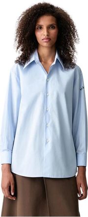 Maison Margiela Chemise en coton - Femme - Blouses et Chemises - Bleu - Taille: 38 FR