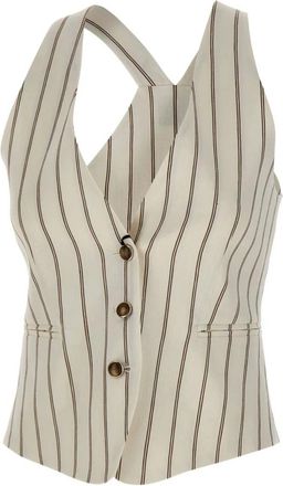 Marella Femme, Vestes, Blanc, Taille: 38 FR Marella Sweaters White