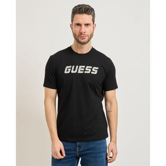 Guess T-shirt en coton homme avec logo