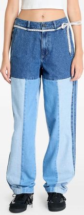 adidas x KSENIASCHNAIDER Jeans im Patchwork-Look - Blau