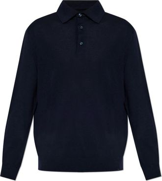Paul & Shark Homme, Pulls, Bleu, Taille: XL Polo en laine &agrave; manches longues