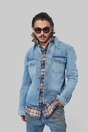 Willy Chavarria Chente Denim Shirt