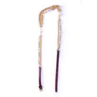 Dolce & Gabbana Femme, Accessoires, Violet, Taille: S Ceinture Cha&icirc;ne 1 cm