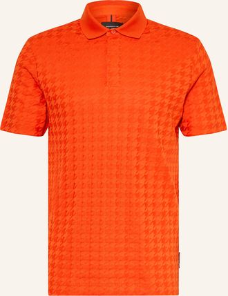 HUGO BOSS Strick-Poloshirt orange