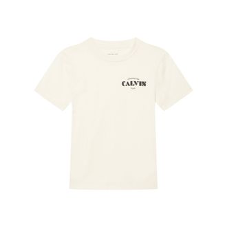 Calvin Klein Jeans T-Shirt Small Chest LVCKTJA40B Wei&szlig; Regular Fit