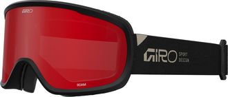 Giro Roam Skibrille - Snowboardbrille f&uuml;r Herren, Damen, Jugend - Schwarz/Stone Tan Stacked - Amber Scarlet & Yellow
