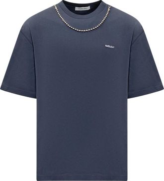 AMBUSH Ambush, Homme, Tops, Bleu, Taille: M Ballchain T-shirt