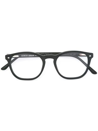 Giorgio Armani lunettes de vue à monture carrée - Noir