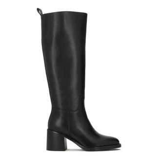 Kazar Femme, Chaussures, Noir, Taille: 38 EU Bottines noires en cuir avec talon bloc