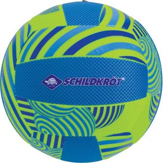 Schildkrot Fitness Ball Schildkr&ouml;t Beachvolleyball Premium, textile Oberfl&auml;che mit griffigen Silikon-Print, gen&auml;hte Ballh&uuml;lle, tolle Flugeigenschaften, Gr&ouml;&szlig;e 5, &Oslash; 21 cm,
