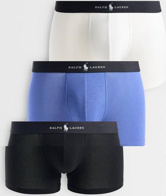 Polo Ralph Lauren Trunks mit Logo-Bund im 3er-Pack in Marineblau-Multi