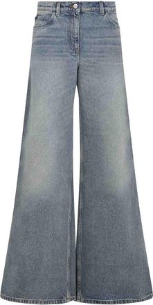 Courrèges Bootcut Jeans - Blau