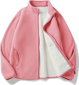 Generic Veste de sport en polaire pour femme - Parka longue en daim - Manteau grande taille pour femme - Manteaux dhiver pour femmes - Manteaux matelassés pou