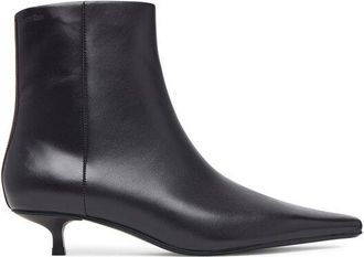 Calvin Klein Stiefeletten Kitten Heel Ankle Boot Lth HW0HW03165 Dunkelbraun