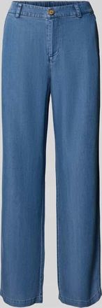 Mos Mosh Straight Fit Hose aus Lyocell-Mix mit Viskose-Anteil