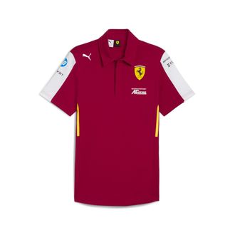 Puma Polo Scuderia Ferrari LMH Homme, V&ecirc;tements, Rouge, XXL