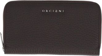 Orciani Portafoglio Zip Around Soft in pelle - - Accessories - Damen - Braun - ONE SIZE