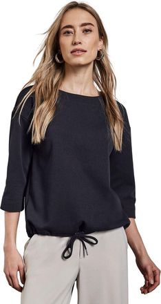 Street One Damen A322786 Oversize Shirt, Deep Tint Blue, 36 EU