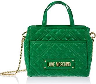Love Moschino JC4020PP1GLA0, Sac à Main Femme, Vert, Taille Unique