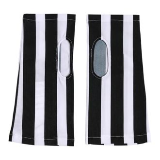 Dolce & Gabbana Femme, Accessoires, Noir, Taille: ONE Size Gants sans doigts longueur poignet