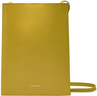 Calvin Klein Handtasche Line Ns Crossbody Lth Bag LV04F3005G Gr&uuml;n